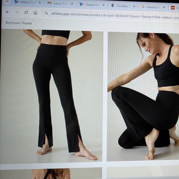 Athleta | Pants & Jumpsuits | Athleta Elation Ultra High Rise Split Flare Pant Nwt | Poshmark